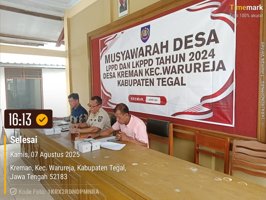 Website Resmi Desa Kreman